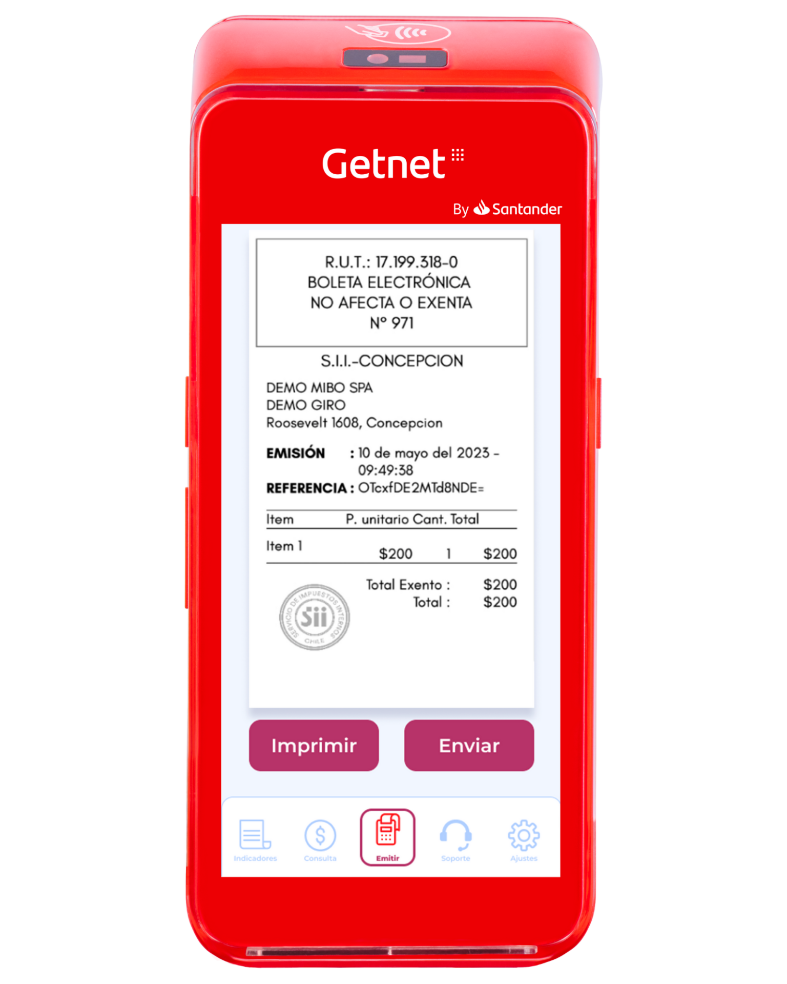 Boleta Electrónica Powered by MIBO